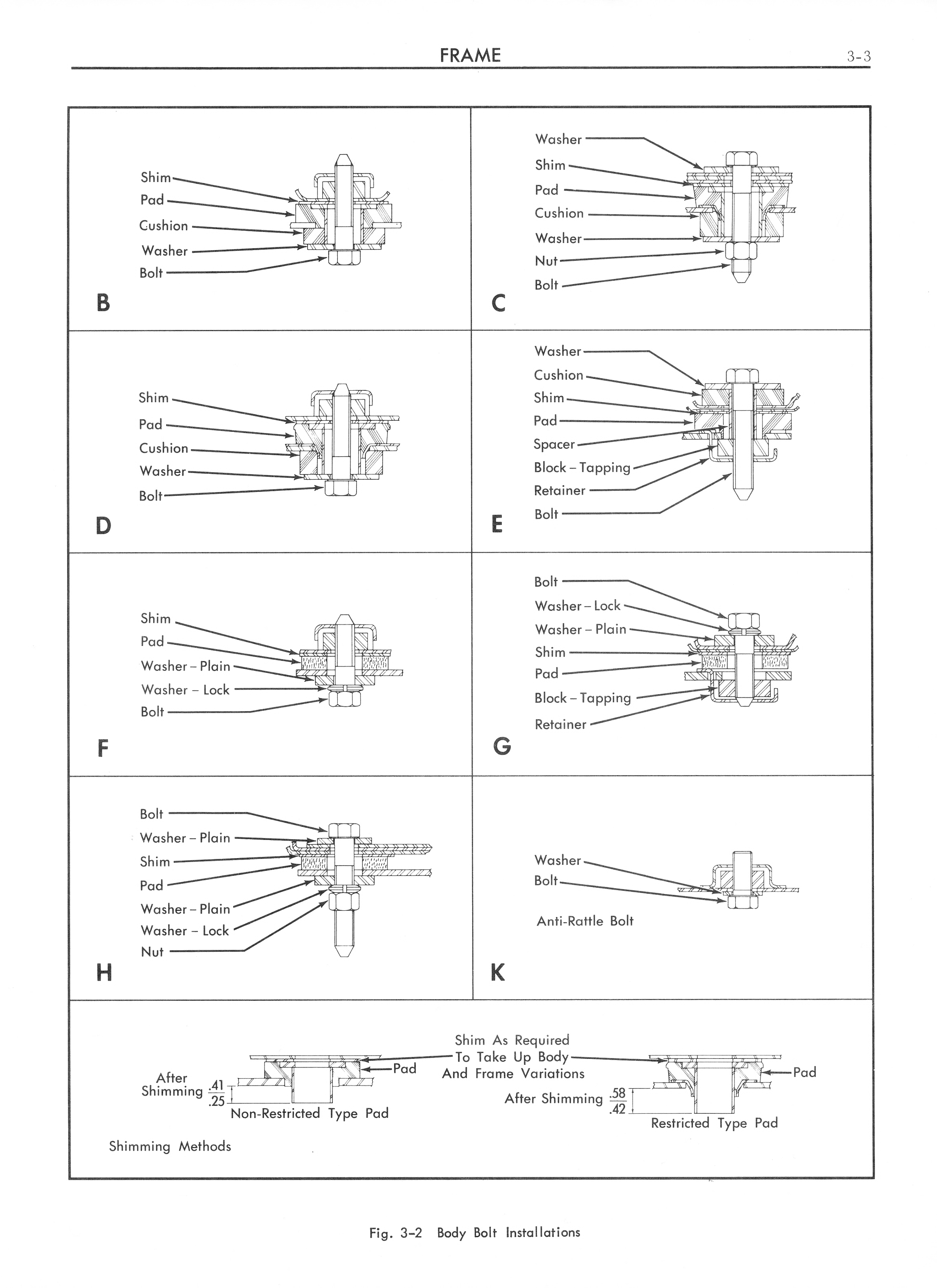 1962 Cadillac Shop Manual - Frame Page 3 of 6